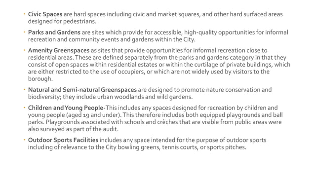 Hierarchy Of Open Spaces | PDF | Environmental Services Industry ...