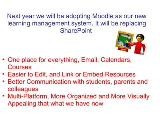 Moodle Presentation for Teachers | PPT