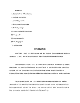 126492677 dengue-case-study | DOCX | Infectious Diseases | Diseases and ...