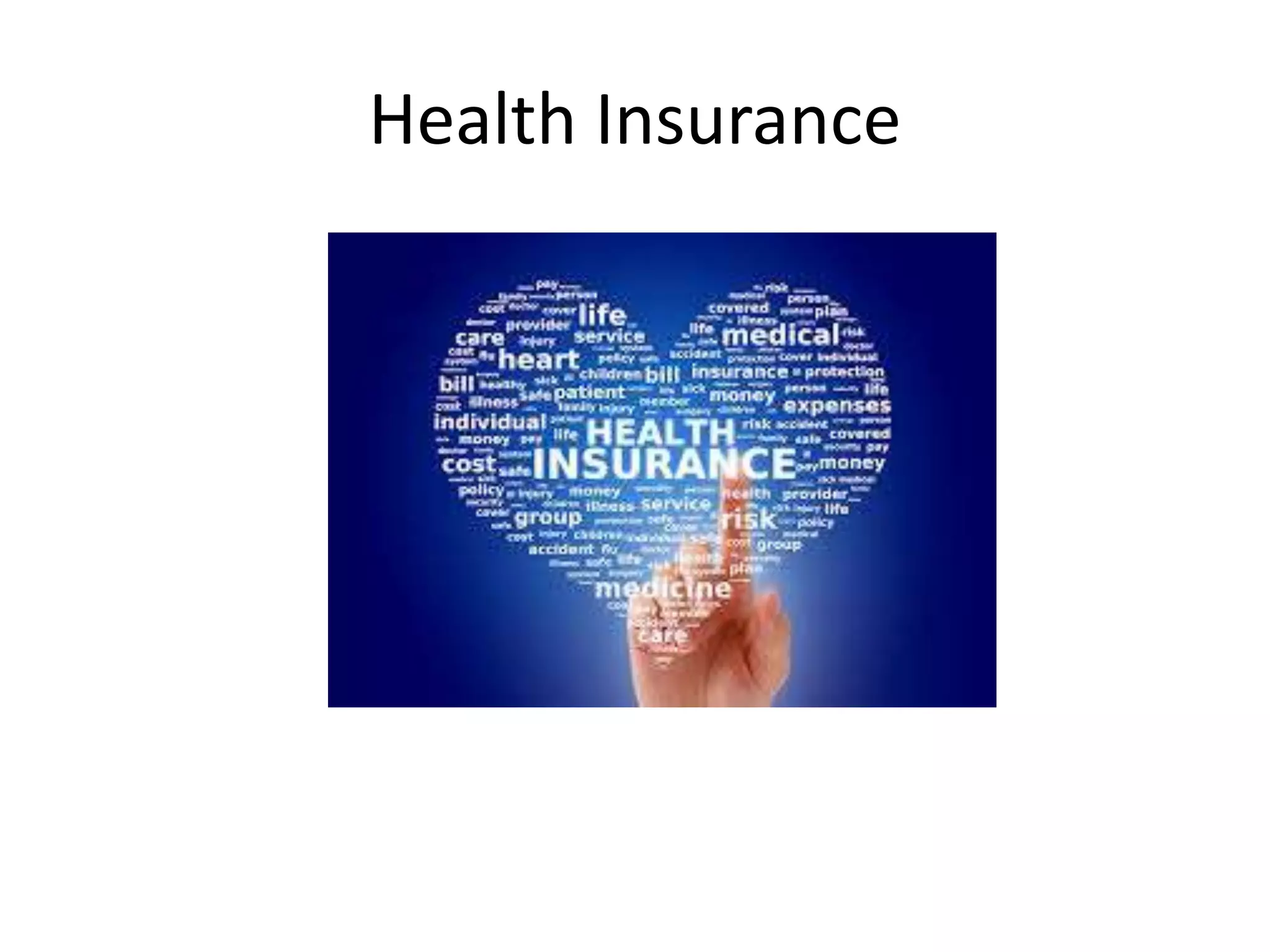 Health Ins at a glance | PPT