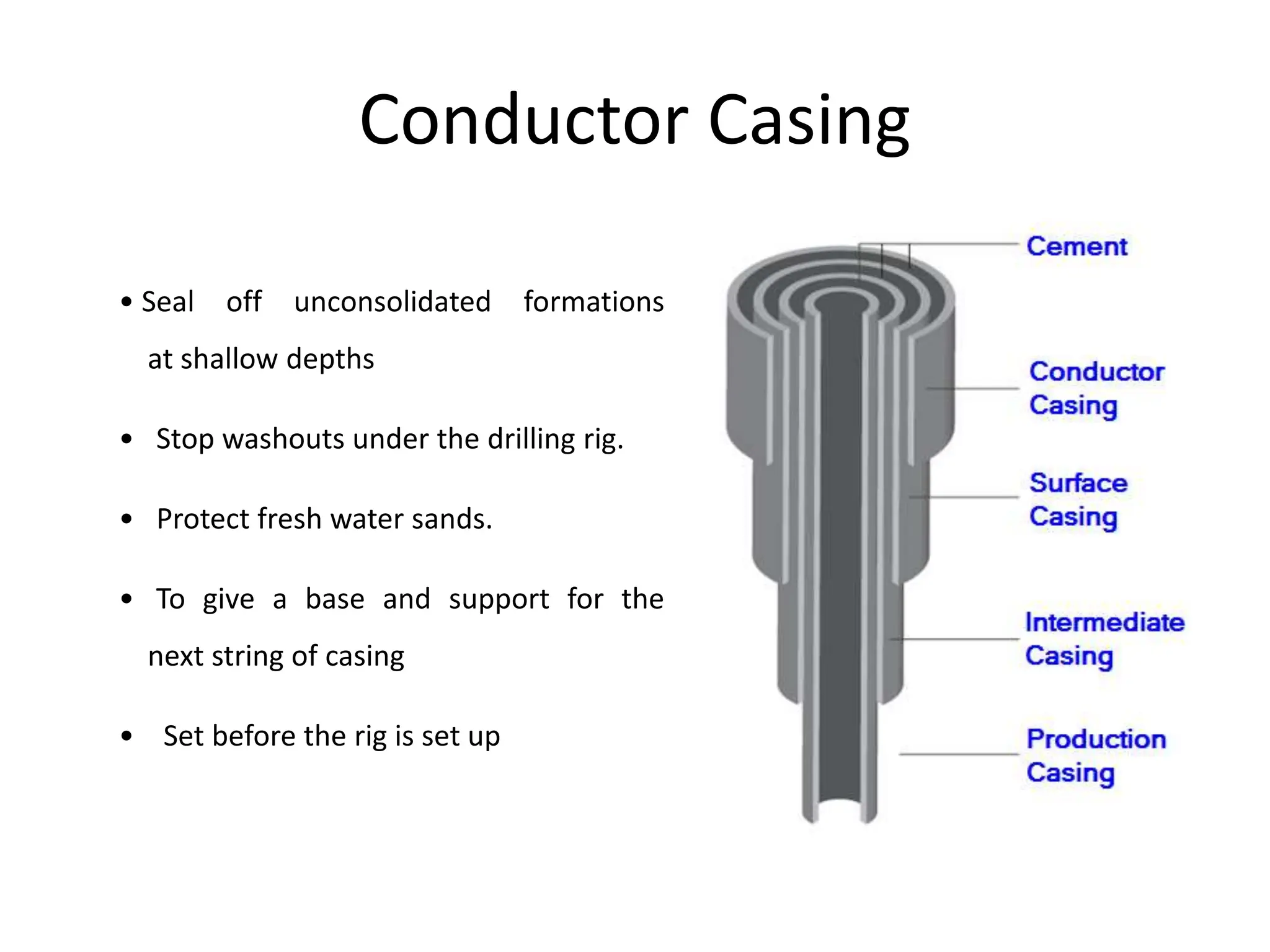 casing types casing seating depth and casing design | PPT