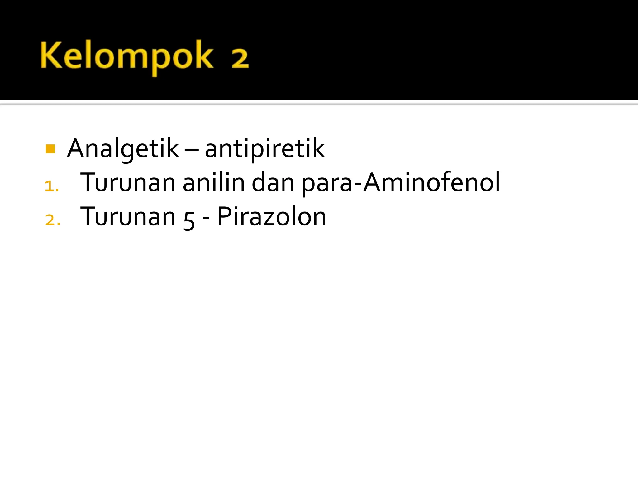 Hubungan struktur analgetik | PPT