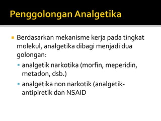 Hubungan struktur analgetik | PPT