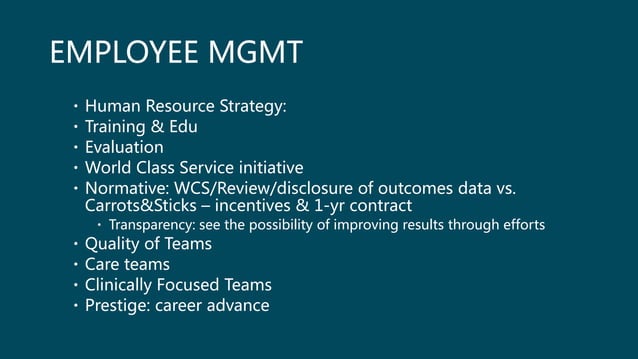 CLEVELAND CLINIC CASE STUDY | PPTX