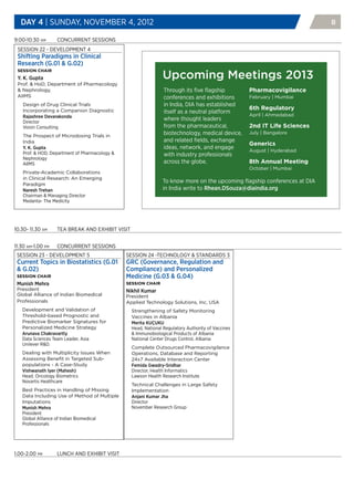 Drug Information Agency (dia) 7th annual conference: Kapil Khandelwal ...