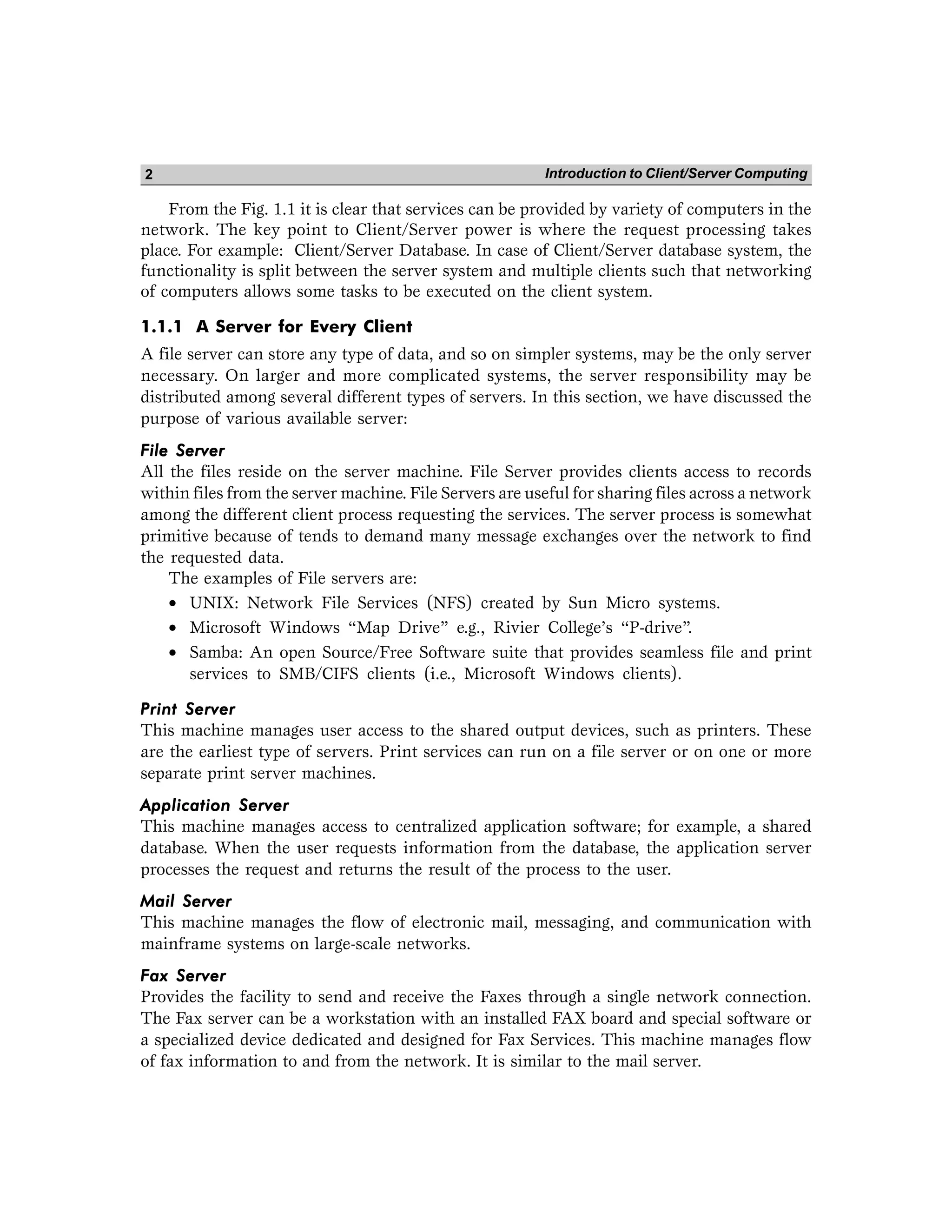 An Introduction To Client Server Computing Yadav Subhash Chandra | PDF