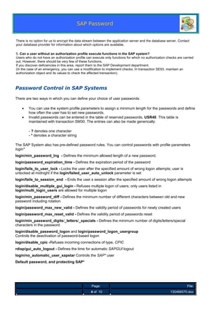 126611584 sap-password | PDF