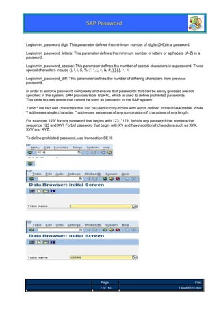 126611584 sap-password | PDF