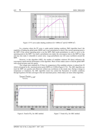 An Advanced MPPT Based on Artificial Bee Colony Algorithm for MPPT Photovoltaic System under ...