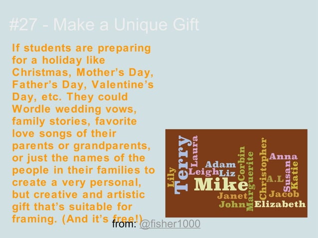 52 Interesting Ways to use Wordle in the Classroom | PPT