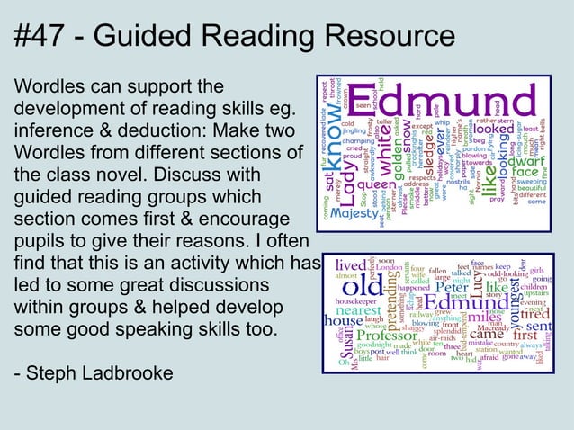 52 Interesting Ways to use Wordle in the Classroom | PPT