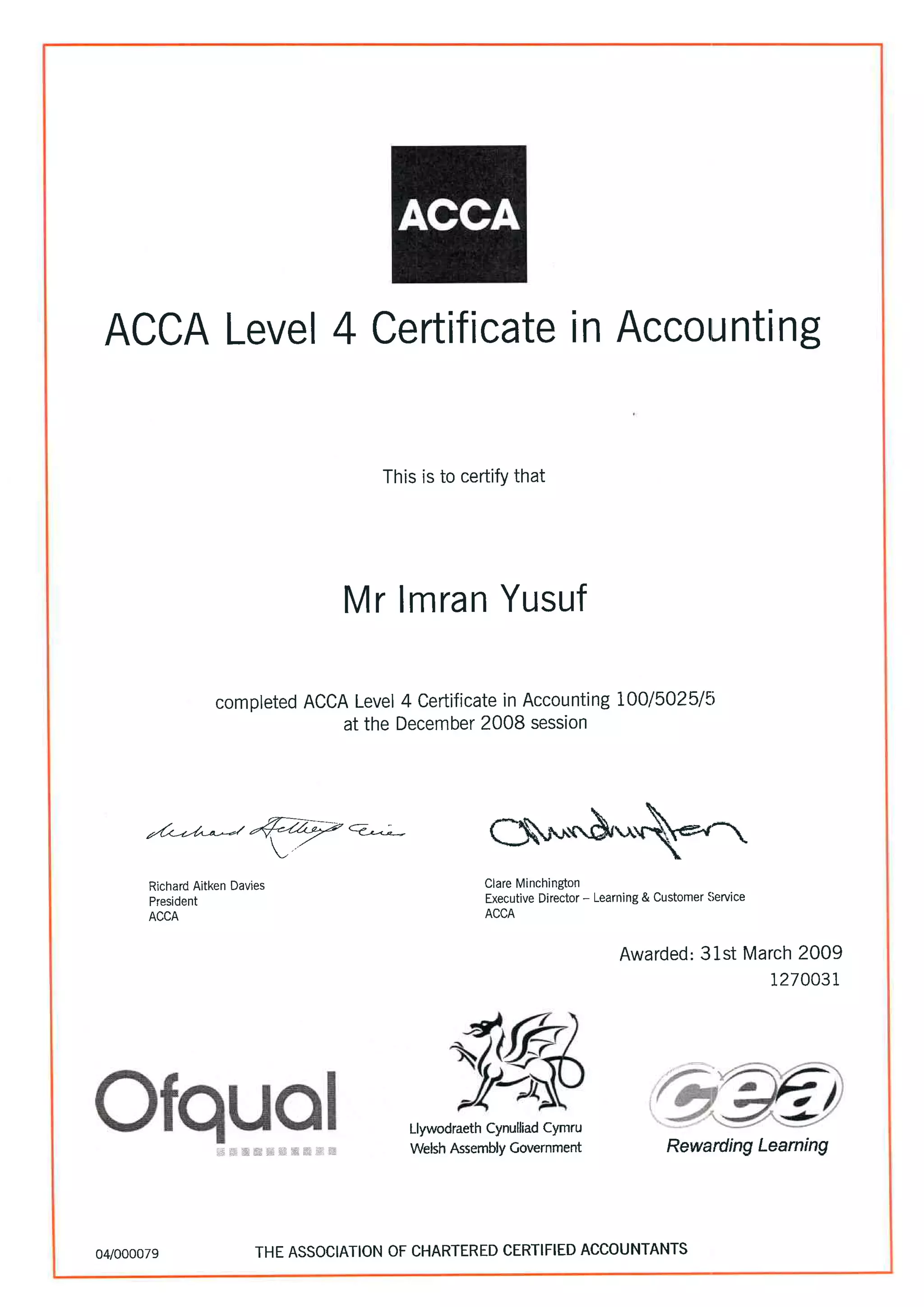 CAT Certificates.PDF