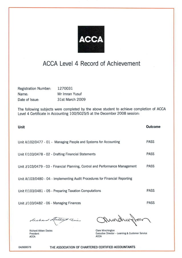 CAT Certificates.PDF | Education