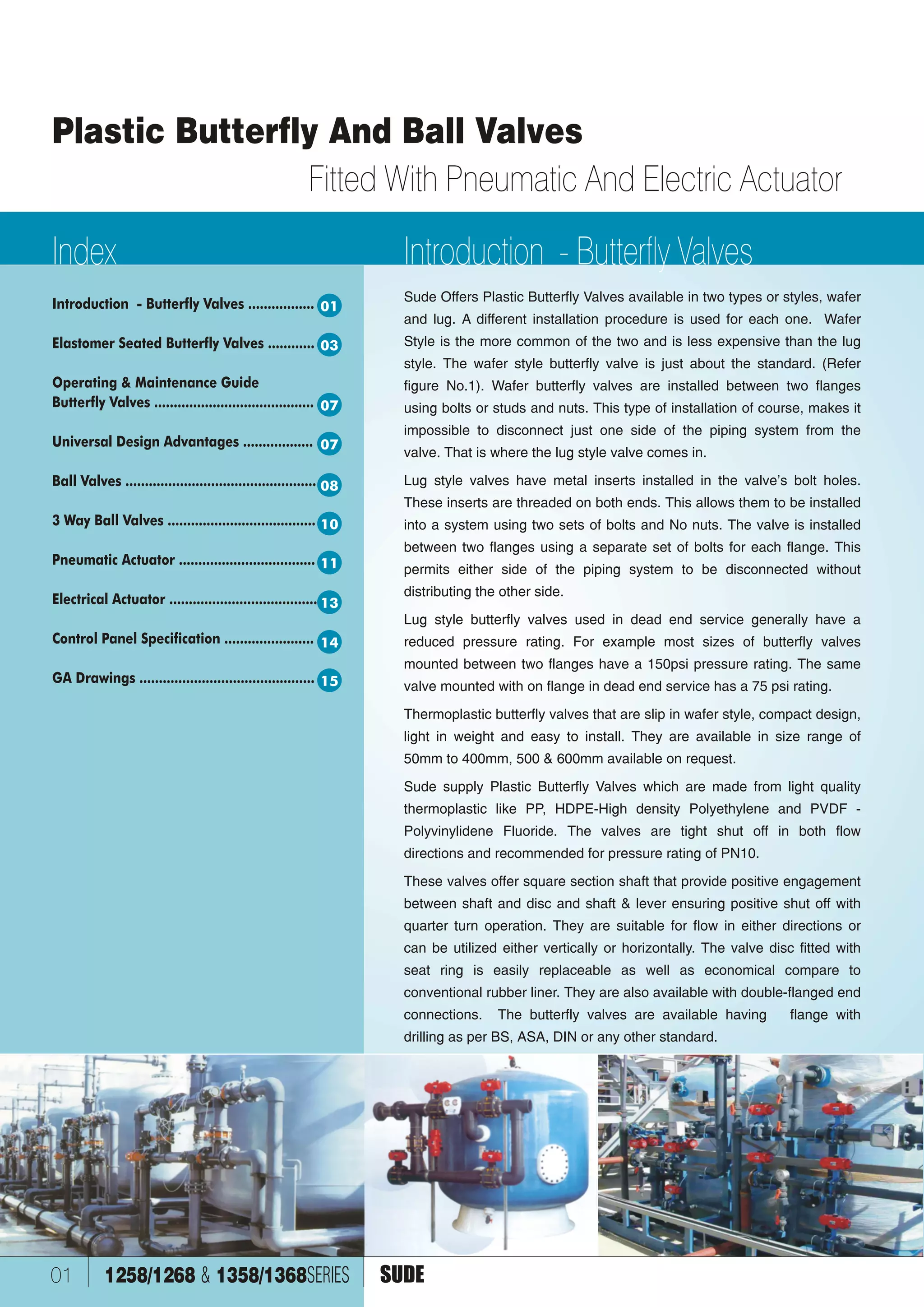 1268 plastic butterfly & ball valves with actuator | PDF