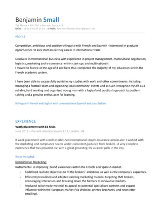 Benjamin.Small.CV.Detailed | DOCX