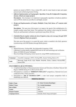VINOD_KAMALAPUR_RESUME (1) | PDF
