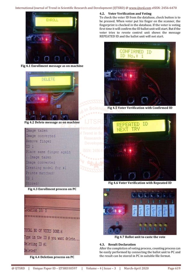 Biometric Electronic Voting Machine | PDF | Computing | Technology ...
