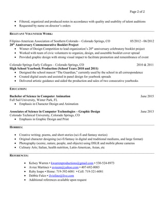 Chris Villareal WEB Resume | DOC