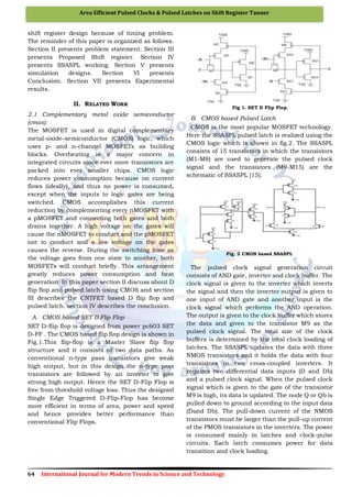 Area Efficient Pulsed Clocks & Pulsed Latches on Shift Register Tanner | PDF