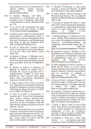 Nanosponge Leveraging Novel Technology | PDF