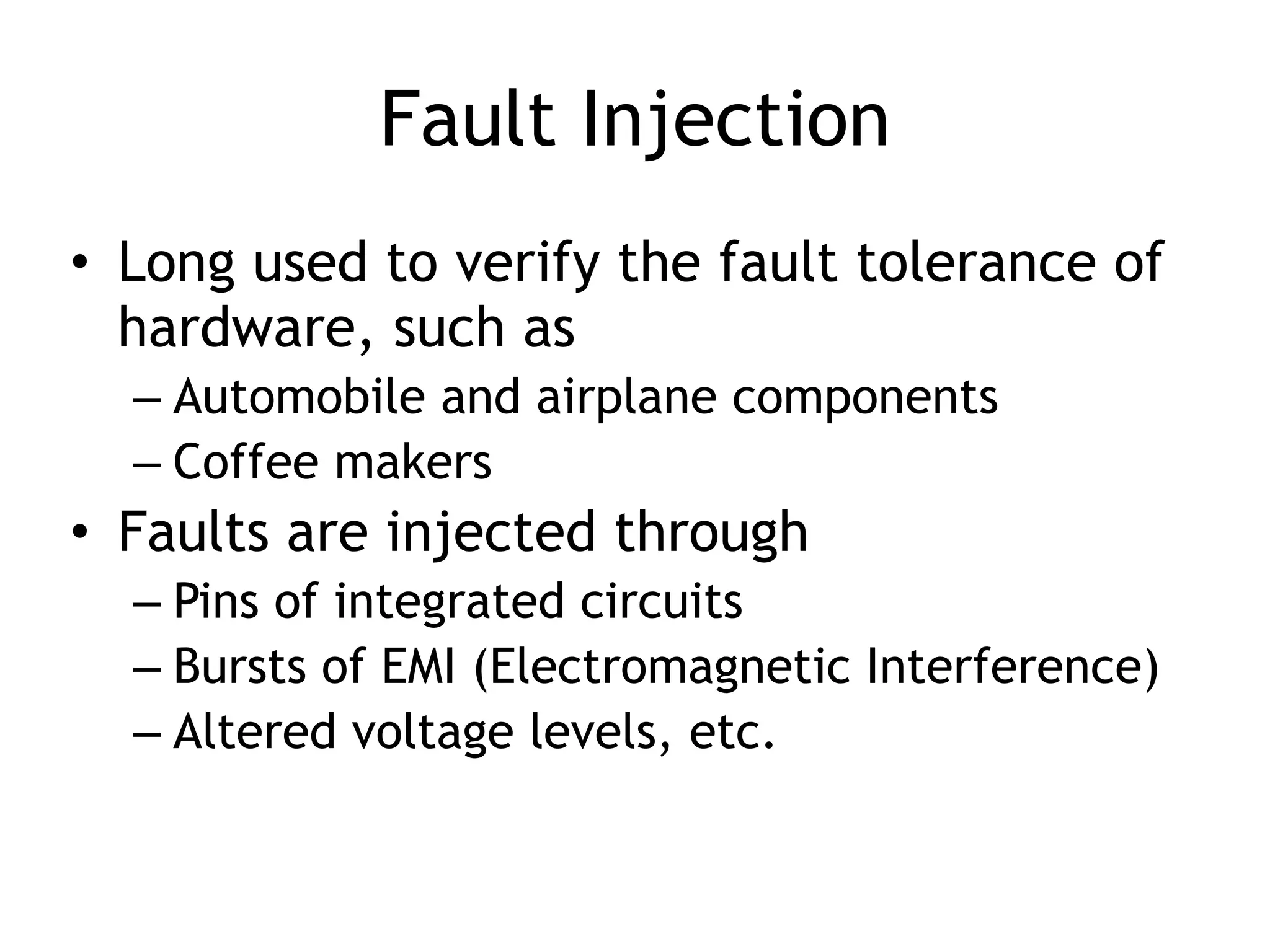 Ch 16 & 17 Fault Injection & Fuzzing | PDF