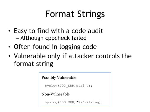 Ch 18: Source Code Auditing | PPT