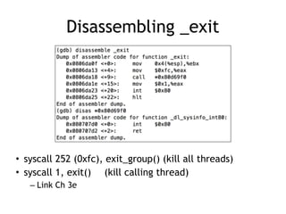 CNIT 127 Ch 3: Shellcode | PPT