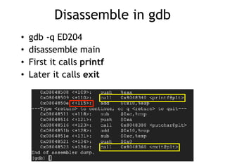 CNIT 127: Ch 4: Introduction to format string bugs | PPT