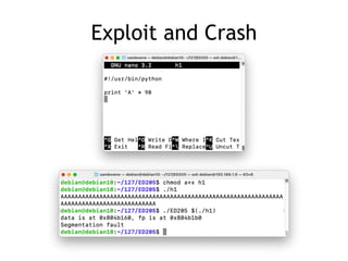 CNIT 127 Ch 5: Introduction to heap overflows | PPT
