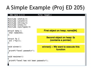 Ch 5: Introduction to heap overflows | PDF | Programming Languages | Computing