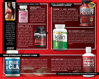 Max Muscle Sports Nutrition Supplement Guide for 2013 | PDF