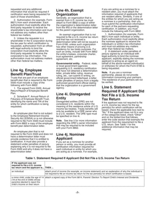 Form 8802-Application for United States Residency Certification | PDF