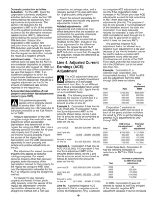 Form 4626-Alternative Minimum Tax-Corporations | PDF
