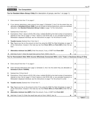 Form 1040-C-U.S. Departing Alien Income Tax Return | PDF | Personal ...