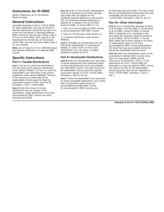 Form 1120-IC-DISC (Schedule K) Shareholder's Statement of IC-DISC ...