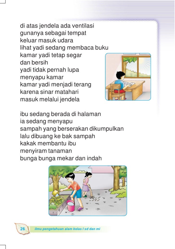 Cerita Teks Membaca Kelas 1 Sd – Belajar Membaca Contoh Teks Bacaan