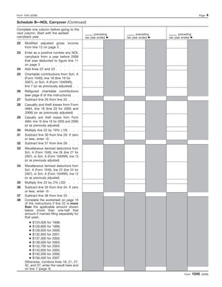 Form 1045 Application for Tentative Refund | PDF