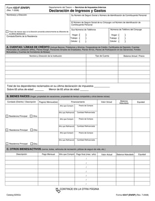 Form 433-F Collection Information Statement | PDF