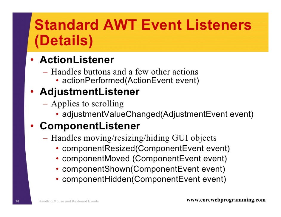 Java Events 1977