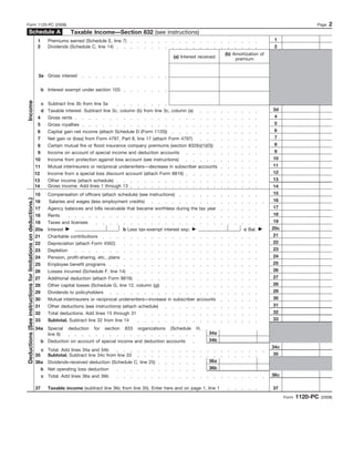 Form 1120-PC U.S. Property and Casualty Insurance Company Income Tax ...