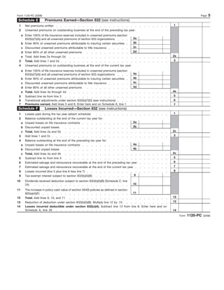 Form 1120-PC U.S. Property and Casualty Insurance Company Income Tax ...