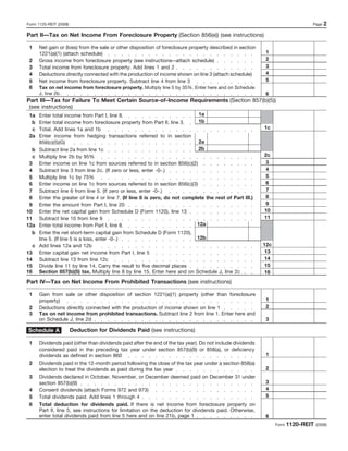 Form 1120-REIT U.S. Income Tax Return for Real Estate Investment Trusts ...