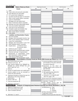 Form 1120-REIT U.S. Income Tax Return for Real Estate Investment Trusts ...