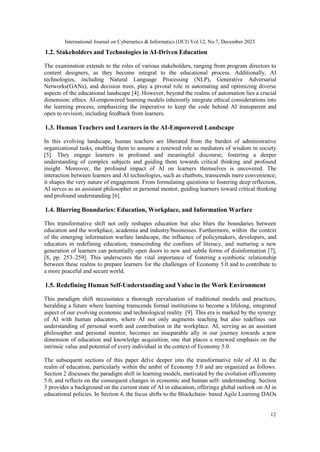 AI-Empowered Learning Models in Economy 5.0: Fostering Meaning Creation Beyond Literacy | PDF