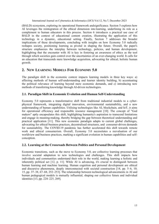 AI-Empowered Learning Models in Economy 5.0: Fostering Meaning Creation ...