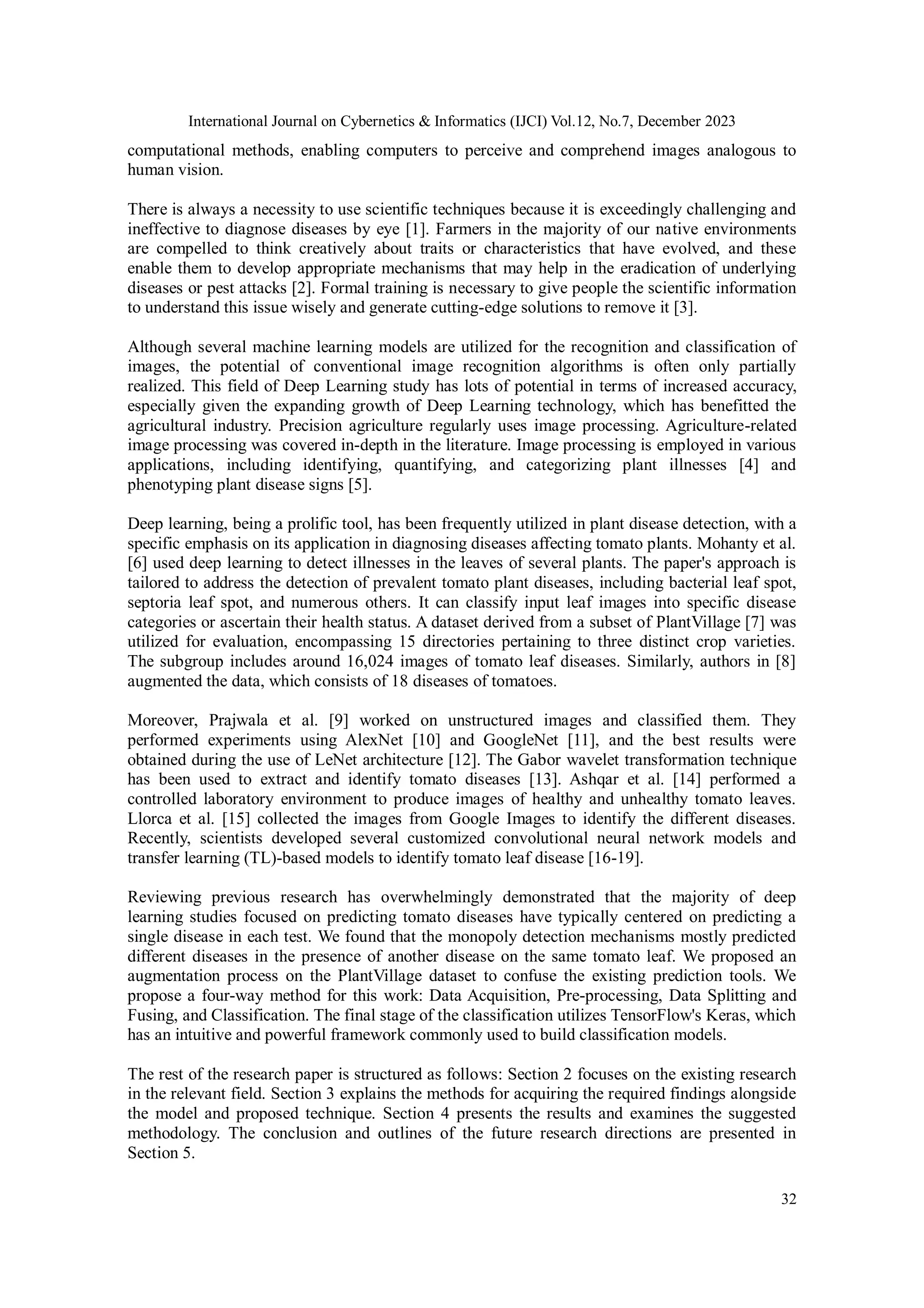Tomato Disease Fusion and Classification using Deep Learning | PDF