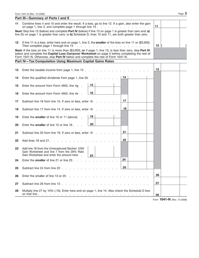 Form 1041-N U.S. Income Tax Return for Electing Alaska Native ...
