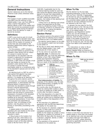 Form 8855-Election to Treat a Qualified Revocable Trust as Part of an ...