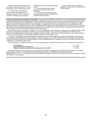 Inst 8918-Instructions for Form 8918, Material Advisor Disclosure ...