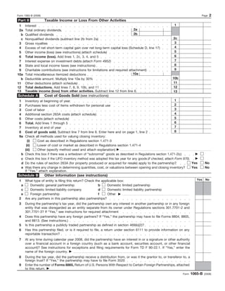 Form 1065-B-U.S. Return of Income for Electing Large Partnerships | PDF ...